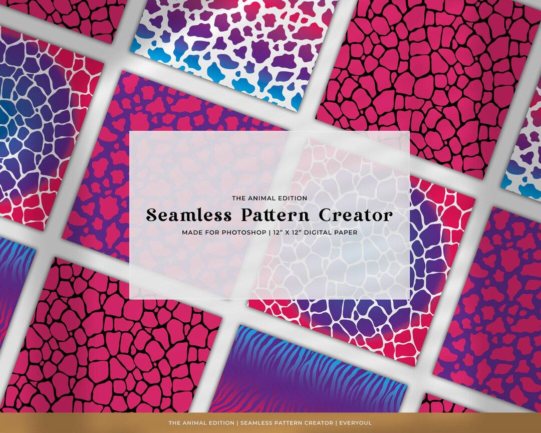 The Animal Seamless Pattern Creator, Seamless Pattern Maker, Seamless ...