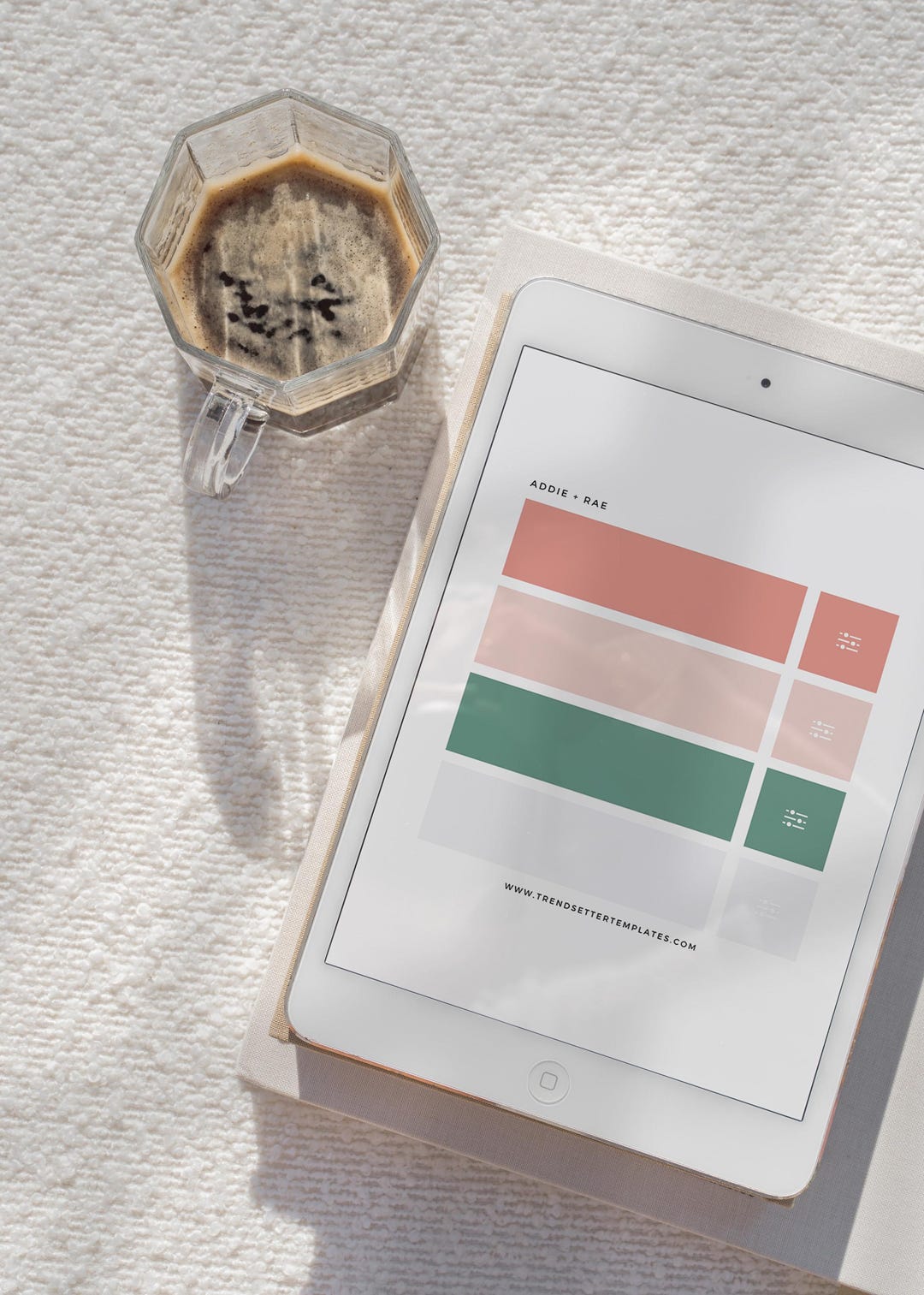Color Palette Template Addie Rae Theme, Canva Template, Editable Color ...