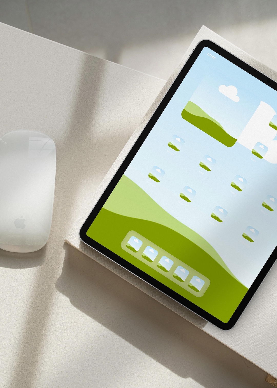 Ios App Icons iPad Screen Mockup Canva Template, Diy Ios App Screen ...