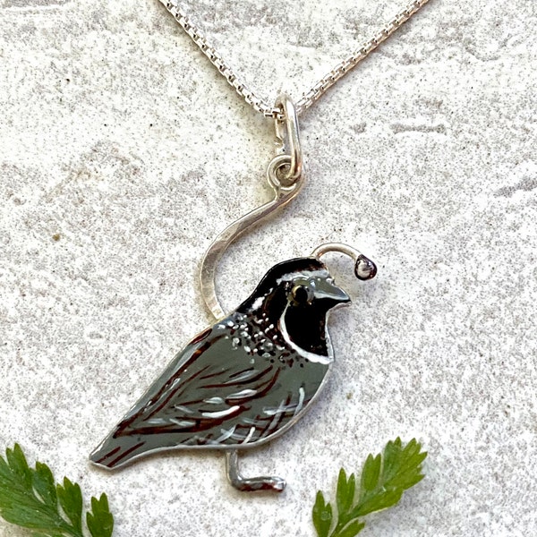 Quail Necklace - Etsy
