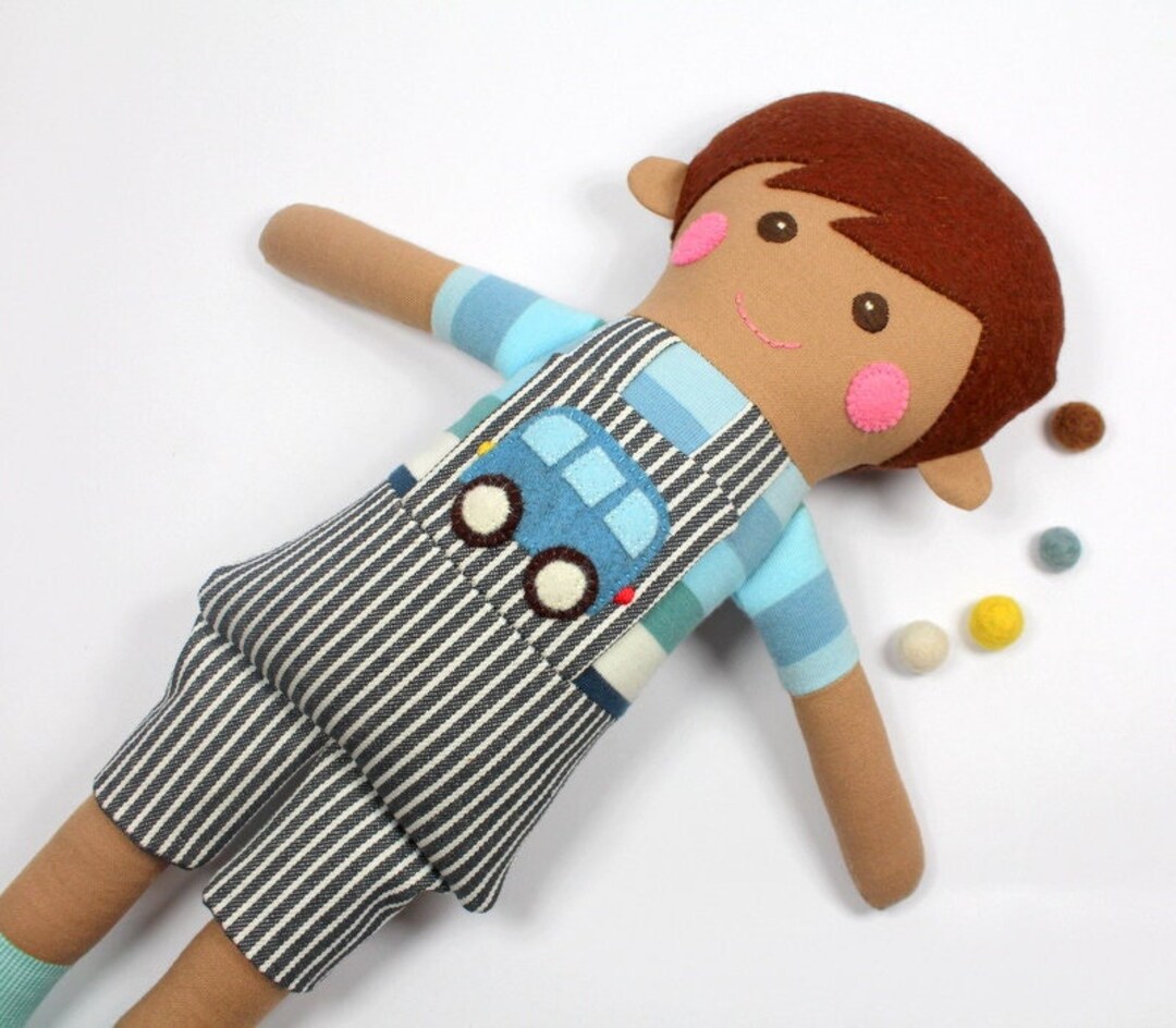 Boy Rag Doll Cloth Doll for Boys Fabric Rag Doll - Etsy