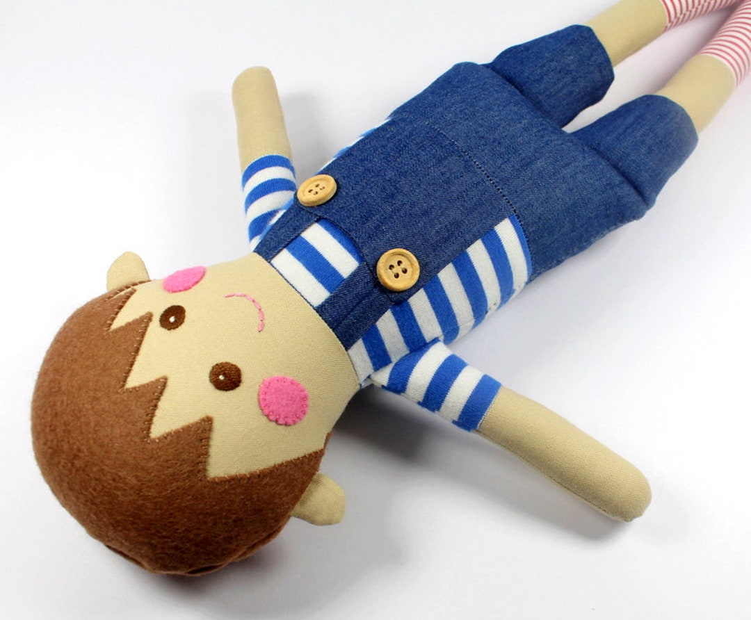 Boy Rag Doll Cloth Doll for Boys Fabric Rag Doll - Etsy