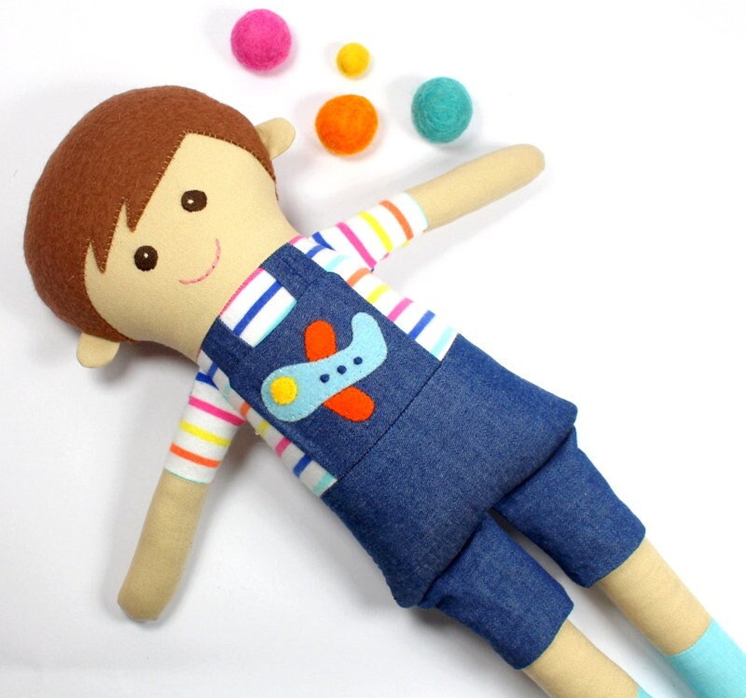 Boy Rag Doll Cloth Doll for Boys Fabric Rag Doll - Etsy Canada