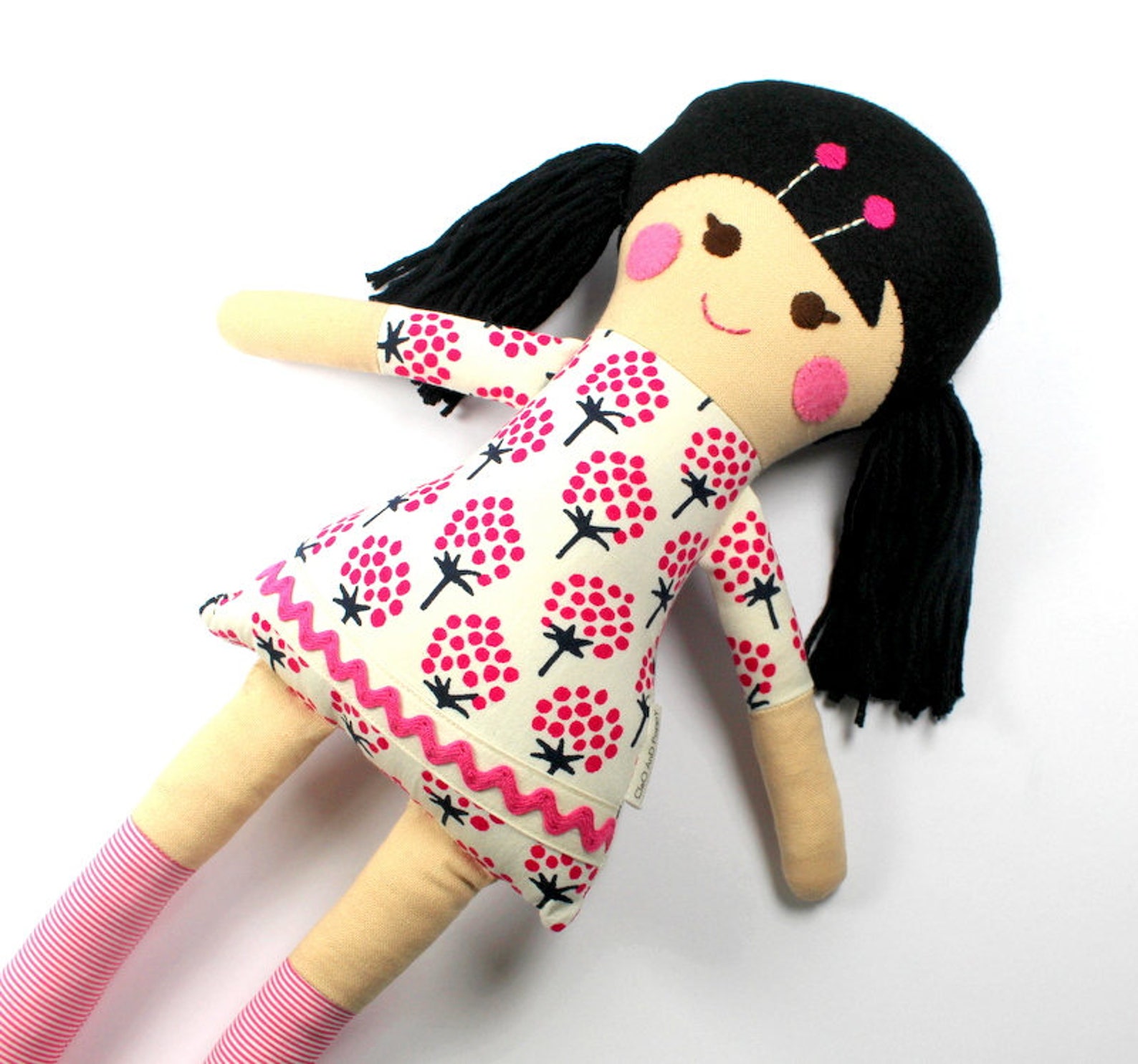 Fabric Rag Doll Camille Doll for Girl Asian Doll - Etsy