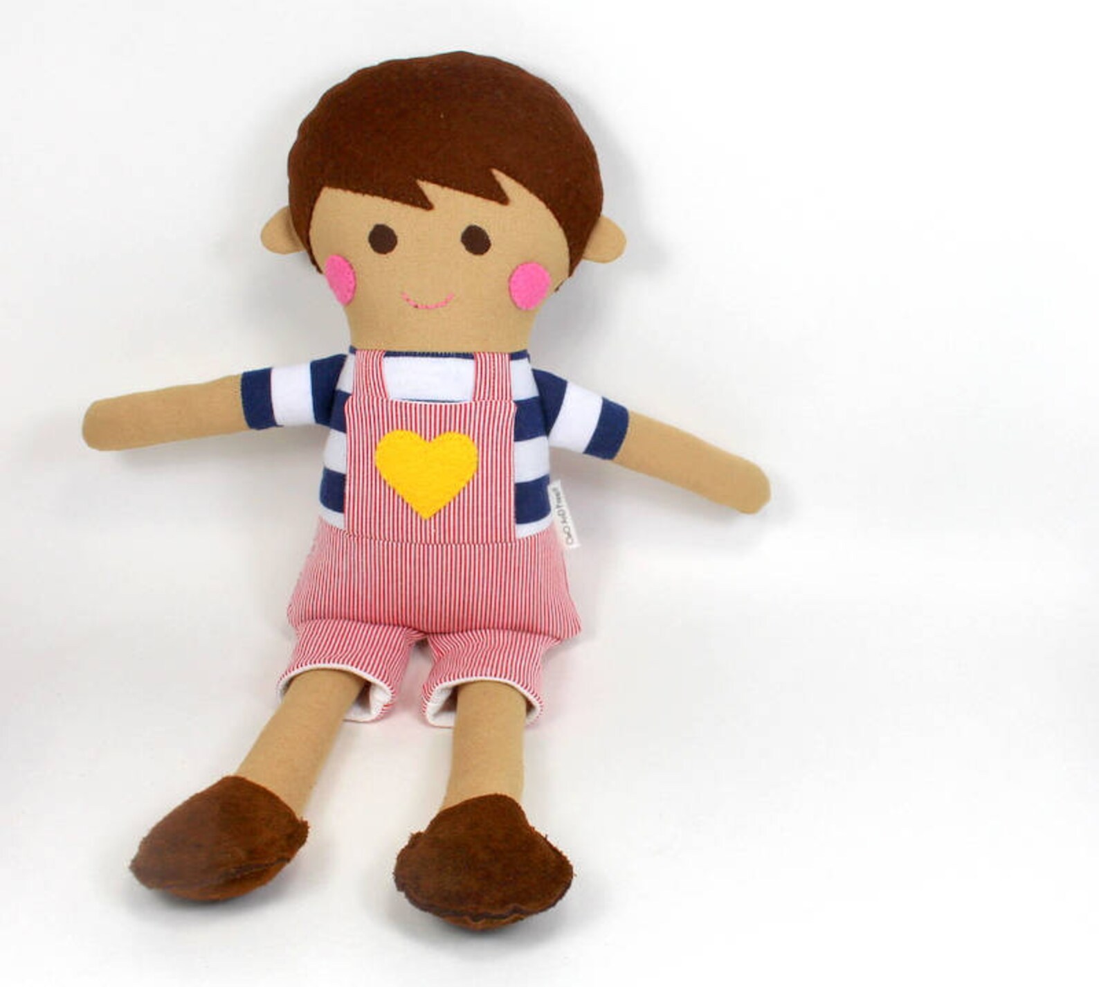 Boy rag doll cloth doll for boys fabric rag doll | Etsy