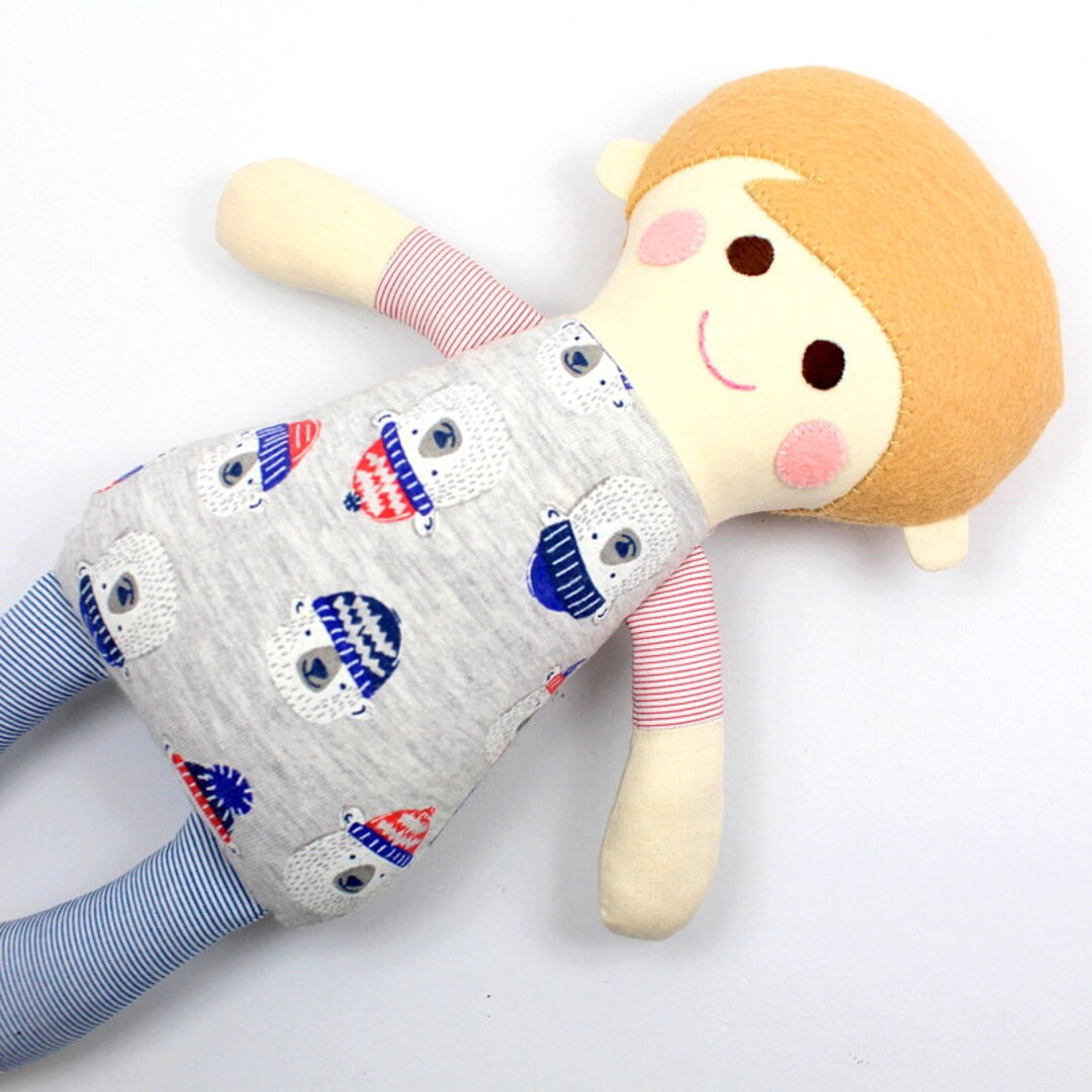 Boy Baby Doll Baby Rag Doll Boy Doll Sammy Doll First Doll Baby Shower ...