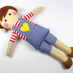 Boy Rag Doll Cloth Doll for Boys Fabric Rag Doll Sebastian Doll for Boy ...