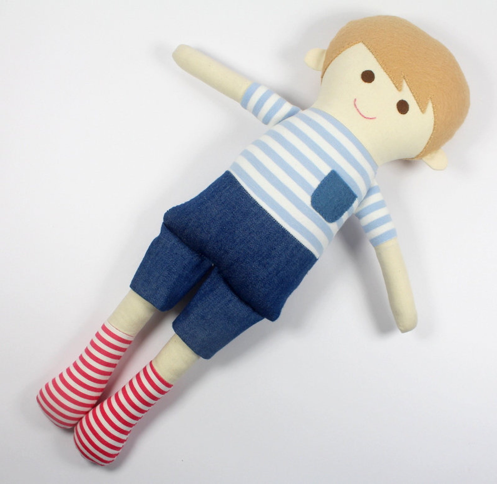 Boy Rag Doll Cloth Doll for Boys Fabric Rag Doll | Etsy