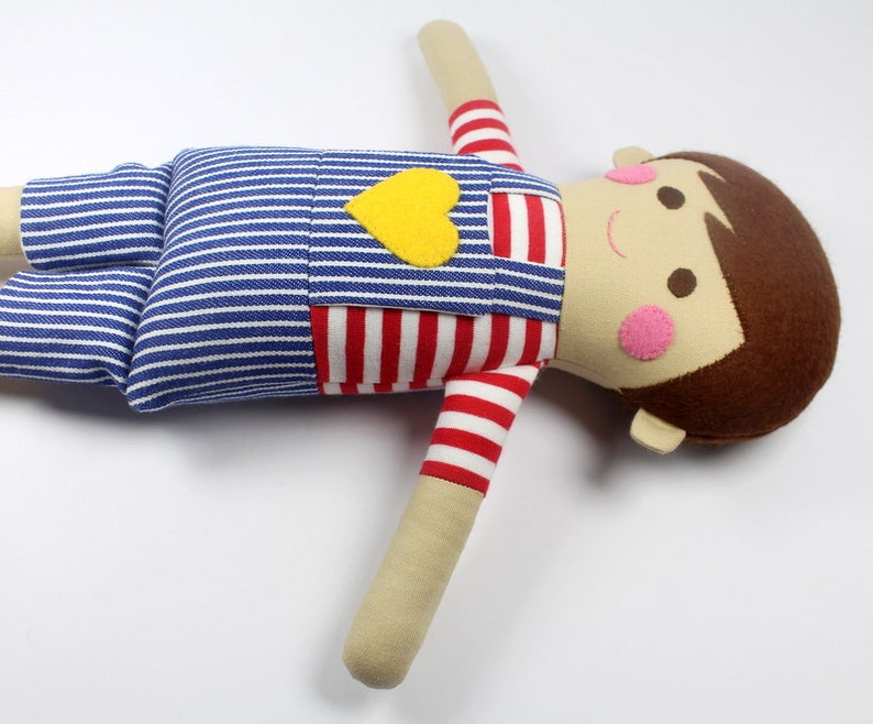 Boy Rag Doll Cloth Doll for Boys Fabric Rag Doll - Etsy