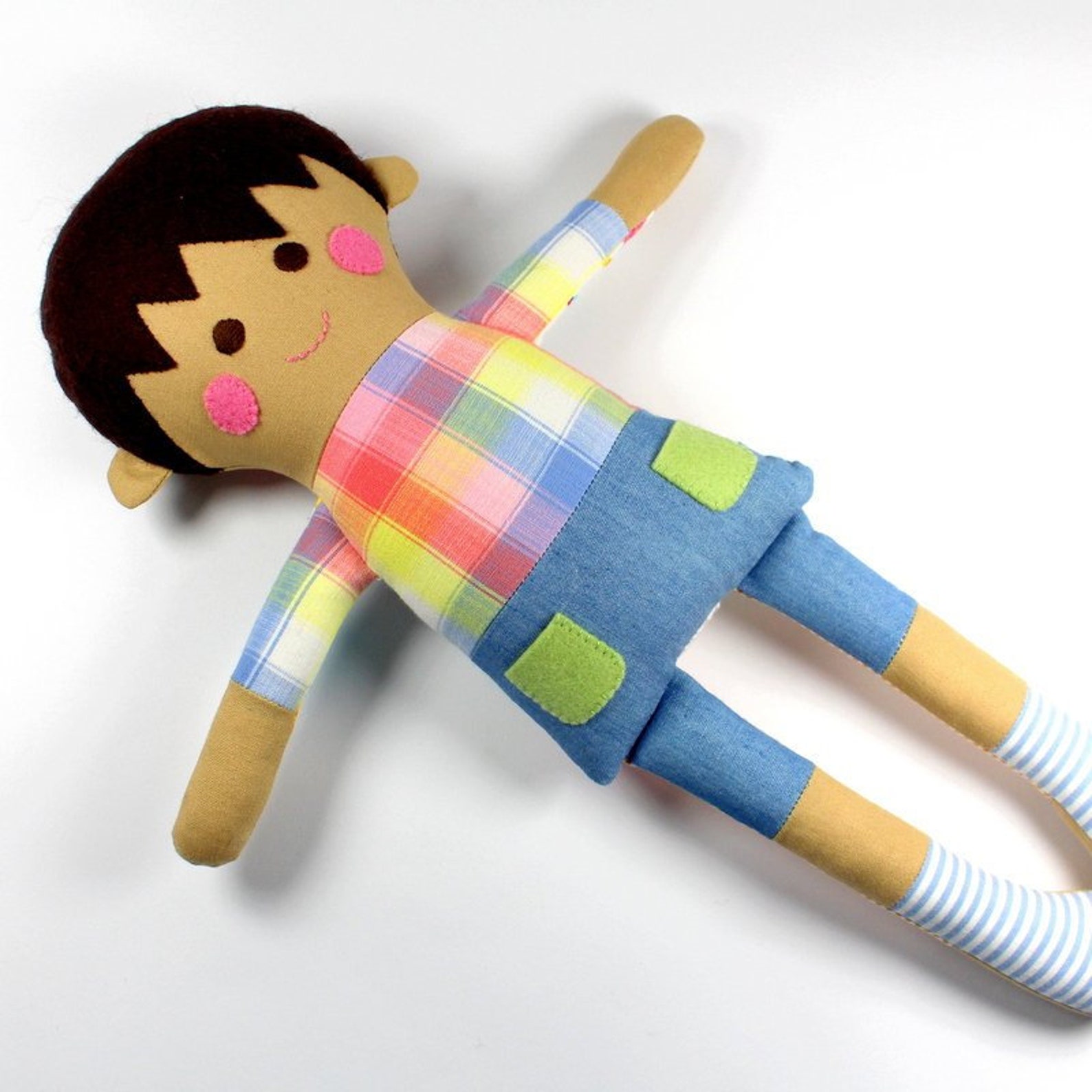 Boy Rag Doll Cloth Doll for Boys Fabric Rag Doll | Etsy