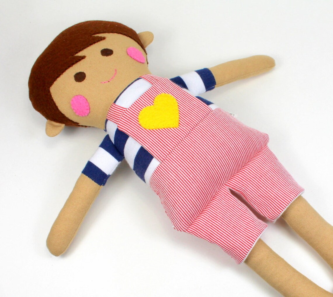 Boy Rag Doll Cloth Doll for Boys Fabric Rag Doll | Etsy