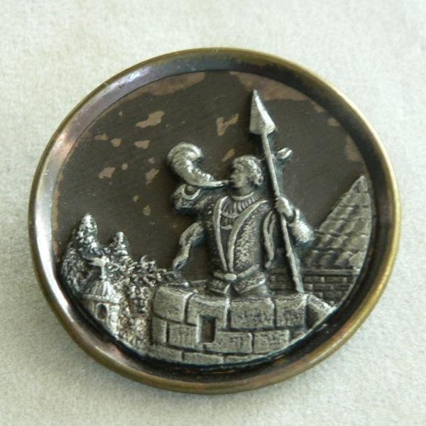 Embossed Button - Etsy