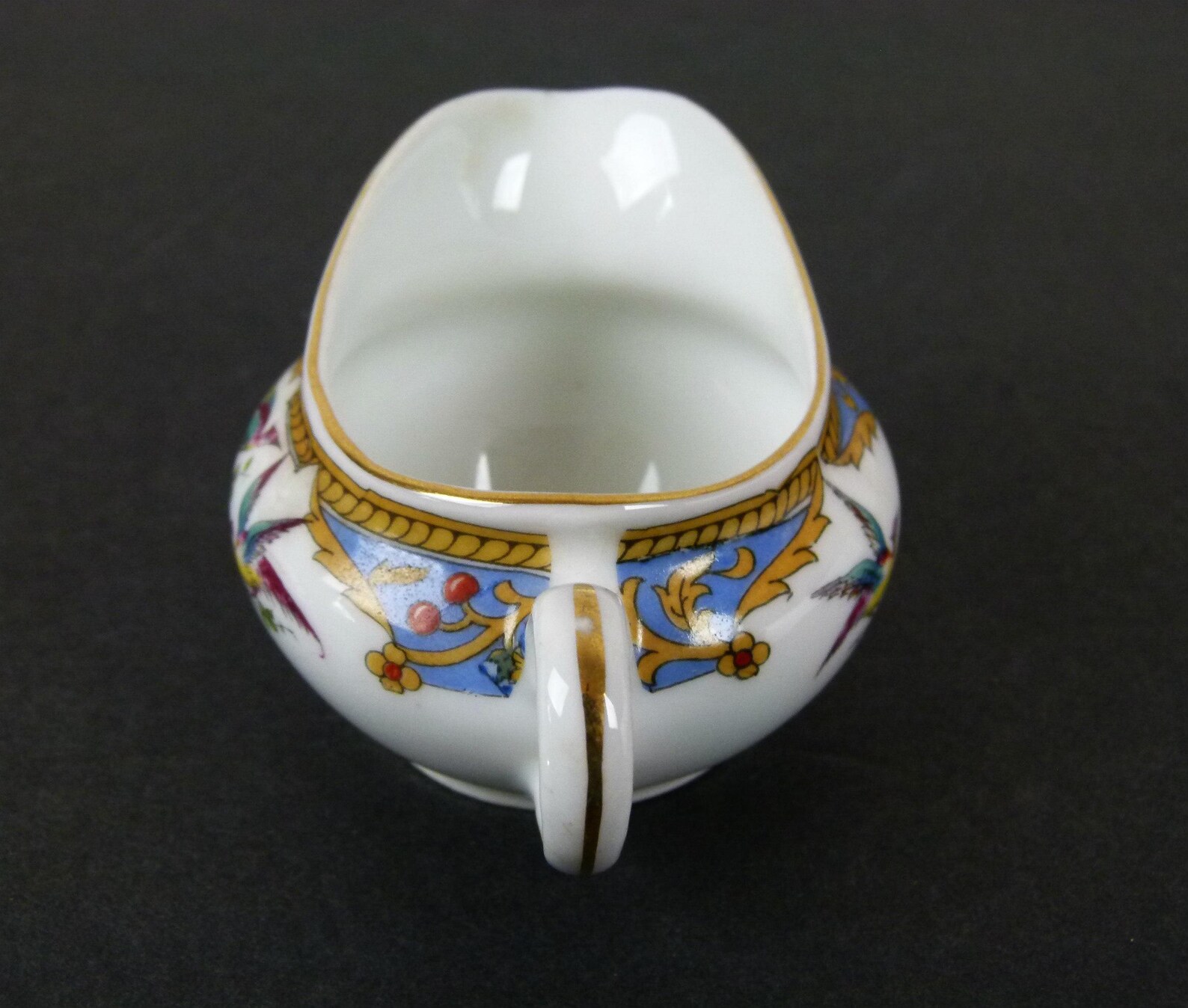 Cream Pitcher | Czechoslovakia | Bird of Paradise Design | Bone China ...