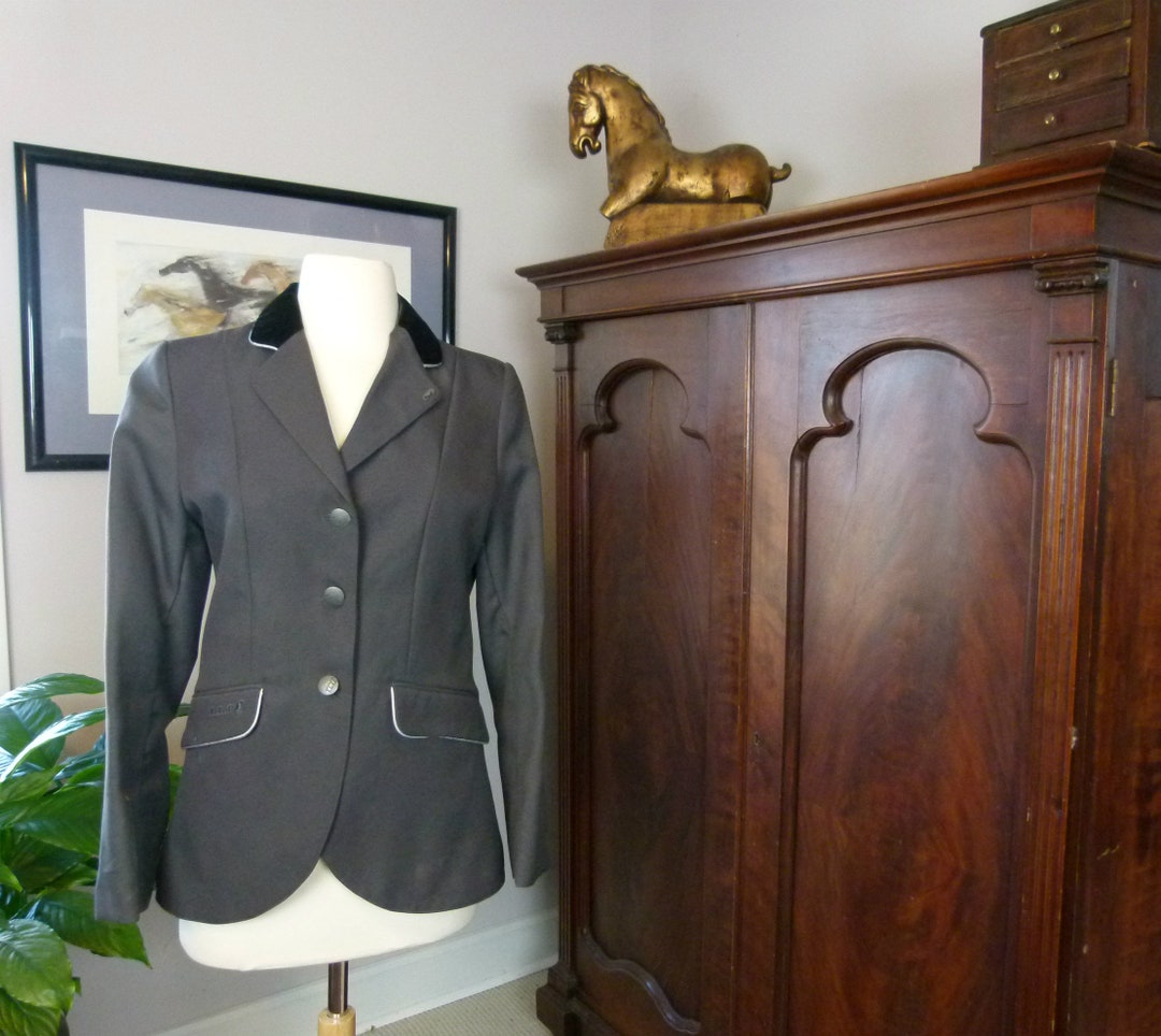 Women's Riding Jacket ELT Germany Women's EQUESTRIAN JACKET Grey/silver ...