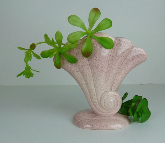 Red Wing Vase Shell Vase Art Deco Pottery No. 892 - Etsy