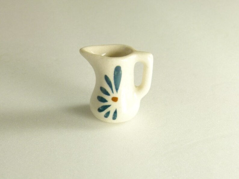 Three Miniature Ceramic Pitchers Hand-painted Child's - Etsy