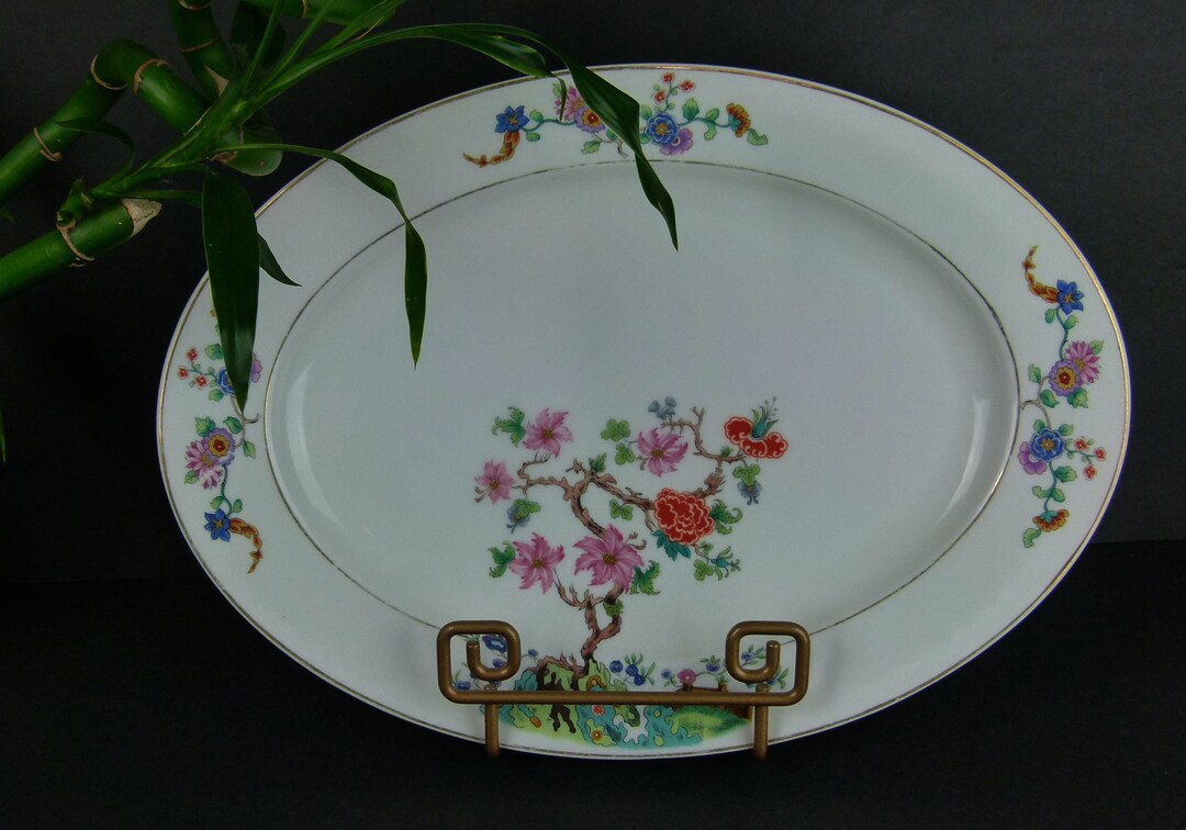 Vintage Bavaria Zeh Scherzer Porcelain Platter-serving Plate With ...