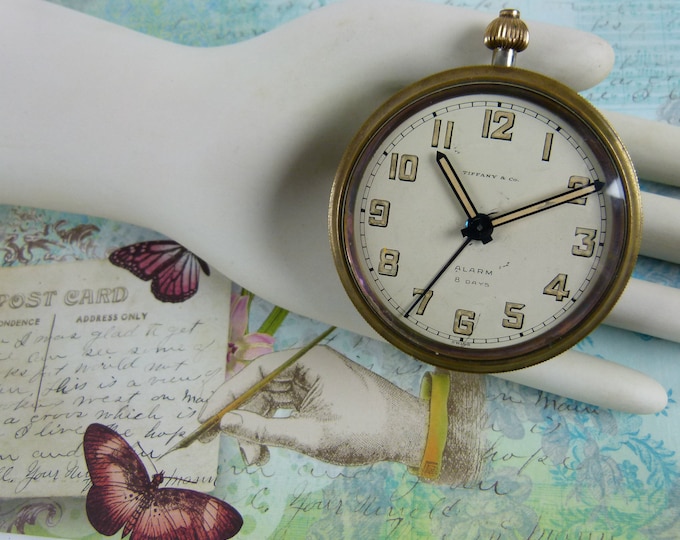 1950s Tiffany & Co. 8 Day Alarm Clock | Concord Movement | 15 Jewels ...