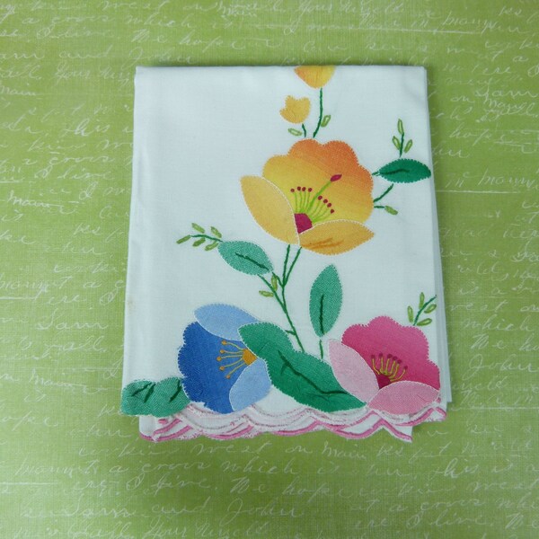 Applique Tea Towel - Etsy