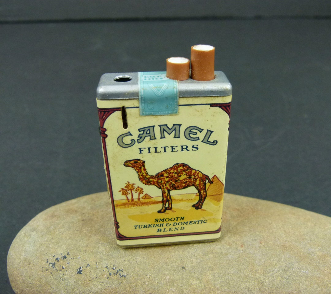 Vintage CAMEL Cigarette Lighter Works R.J. Reynolds Promo 80s - Etsy