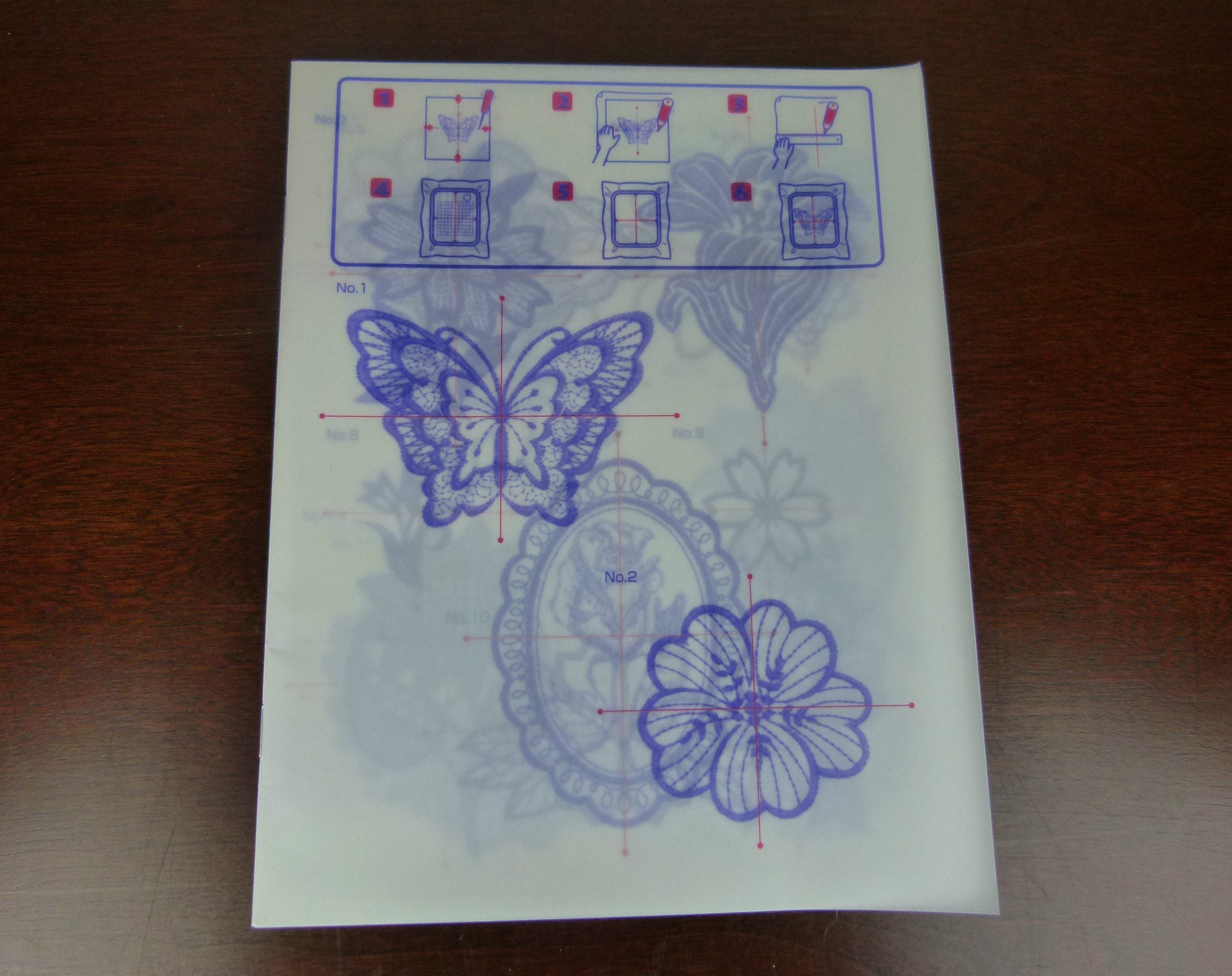 Brother Embroidery Card No 29 Lace Embroidery Designs for Brother ...