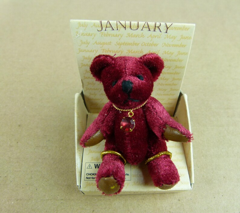 Two Vintage Plush Teddy Bears | Boyds Morris Bear | Russ January Bear ...