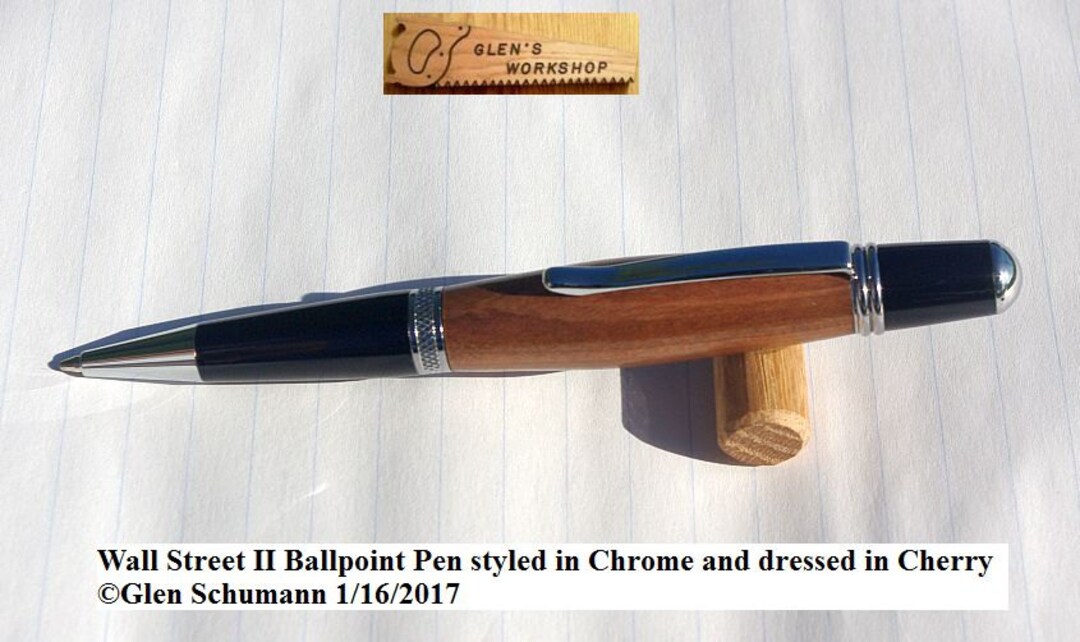 Ballpoint Pen Wall Street Pen Parker Pen Twist Pen Handmade Chrome ...