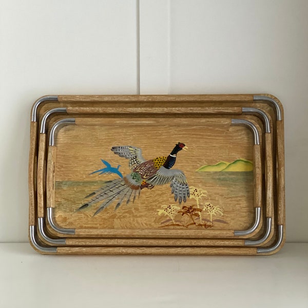 Japanese Wood Serving Tray - Etsy