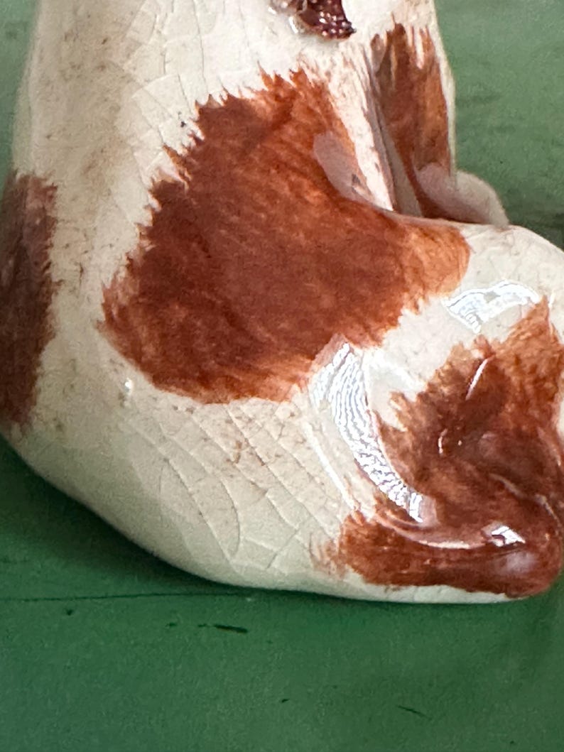 Ceramic Cocker Spaniel Figurines – Pair of Jane Callender Hand-painted ...