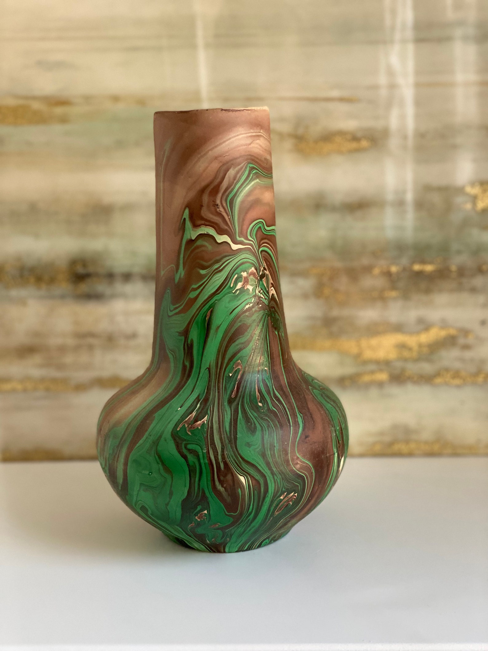 Garden of the Gods Swirl Pottery Vase Eric Hellman Pottery | Etsy