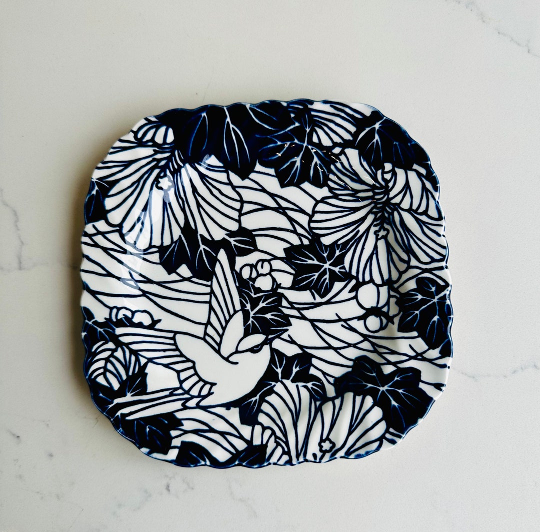 Metropolitan Museum of Art Edo Stencil Salad Plates, Johnson Brothers ...