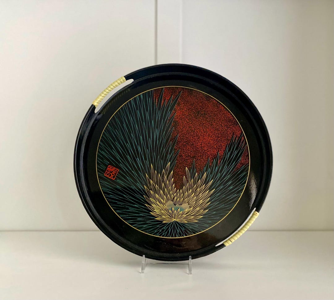 Toyo Japanese Lacquerware Tray - Etsy