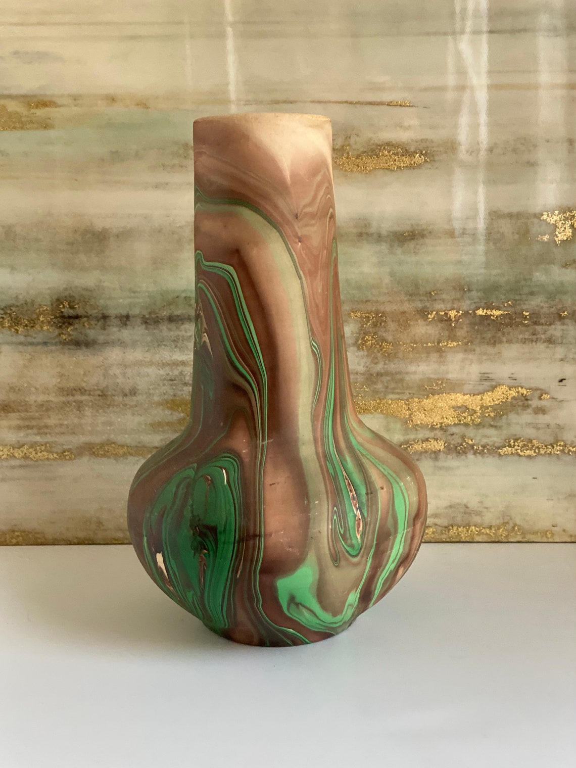 Garden of the Gods Swirl Pottery Vase Eric Hellman Pottery | Etsy