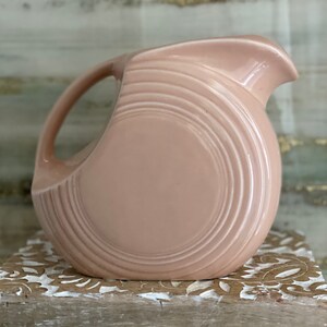 Fiesta Disc Pitcher, Old Genuine Turquoise Fiesta, Sea Mist Fiesta ...