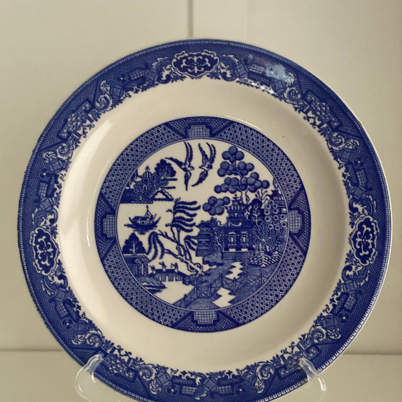 Blue Bird China Platter - Etsy