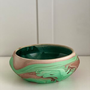 Pair of Garden of the Gods Swirl Pottery Bowls, Eric Hellman Pottery ...