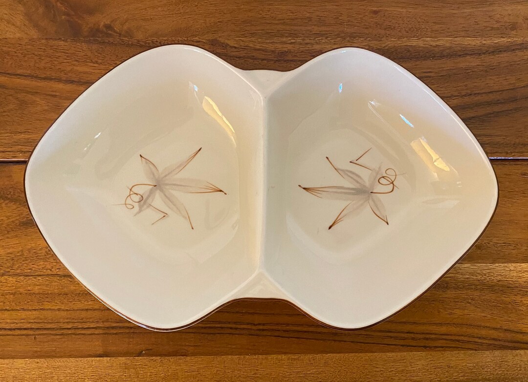 Winfield Passion Flower Serving Bowl - MCM Porcelain Dish - Etsy