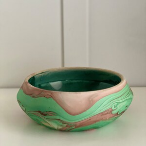 Pair of Garden of the Gods Swirl Pottery Bowls, Eric Hellman Pottery ...