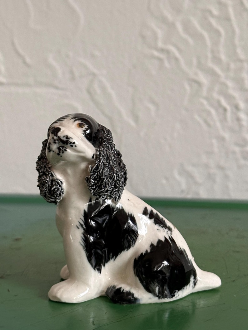 Ceramic Cocker Spaniel Figurines – Pair of Jane Callender Hand-painted ...