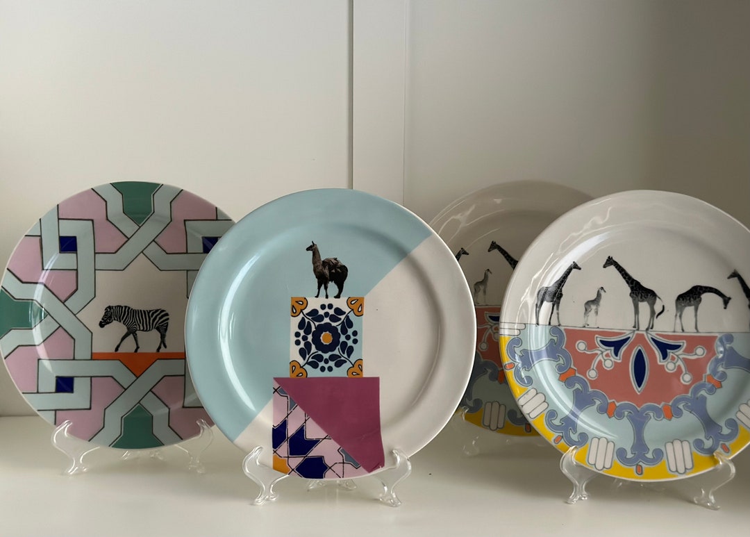 Story Tiles for Anthropologie Narrative Dessert/salad Plates, Price is ...