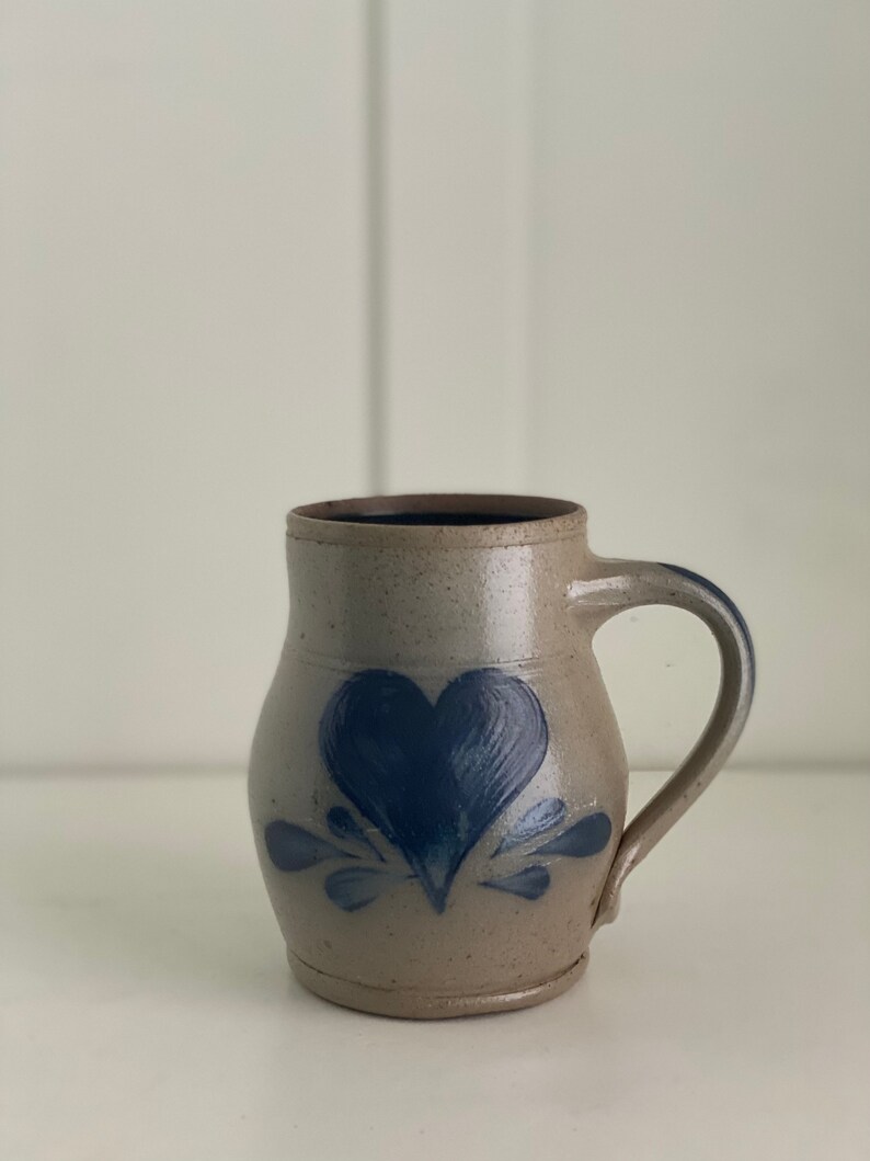 Rowe Pottery Works Heart Mugs Price is per Mug - Etsy