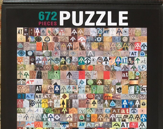 Appalachian Trail Puzzle 444 AT Symbols (18x24) - Etsy