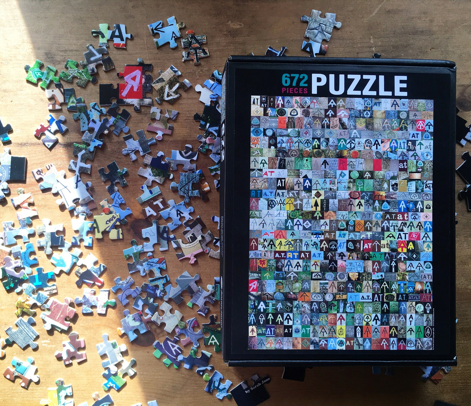 Appalachian Trail Puzzle 444 AT Symbols (18x24) - Etsy