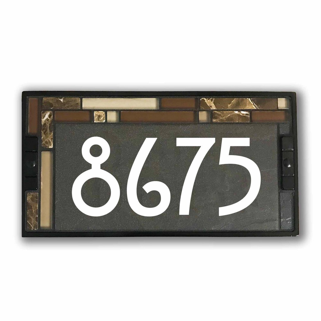 Address Plaque | House Number Sign | Custom Made | Personalized | 7" X ...