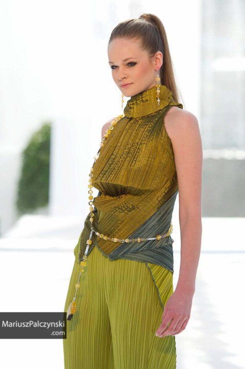 PLEATS ORIGAMI Textile Body Adornment - Etsy