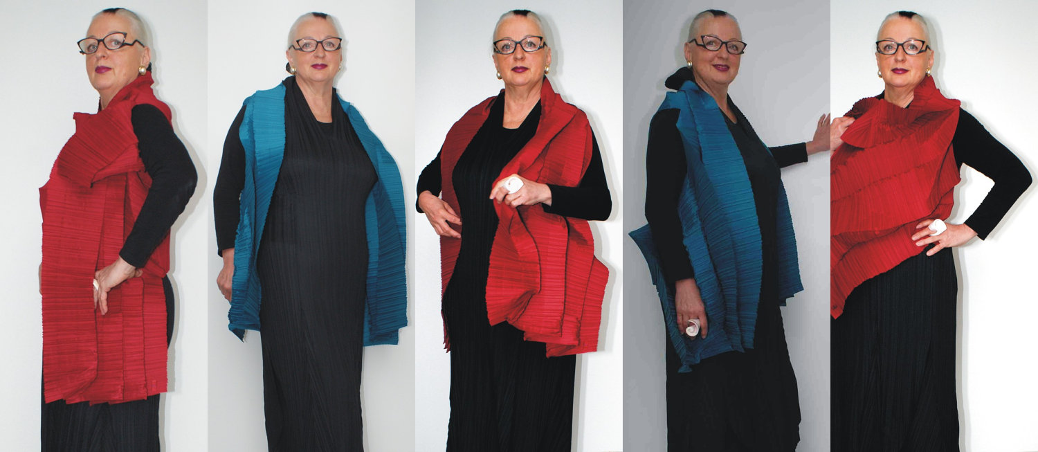 PLEATS - ORIGAMI VII- Textile Body Adornment - Etsy