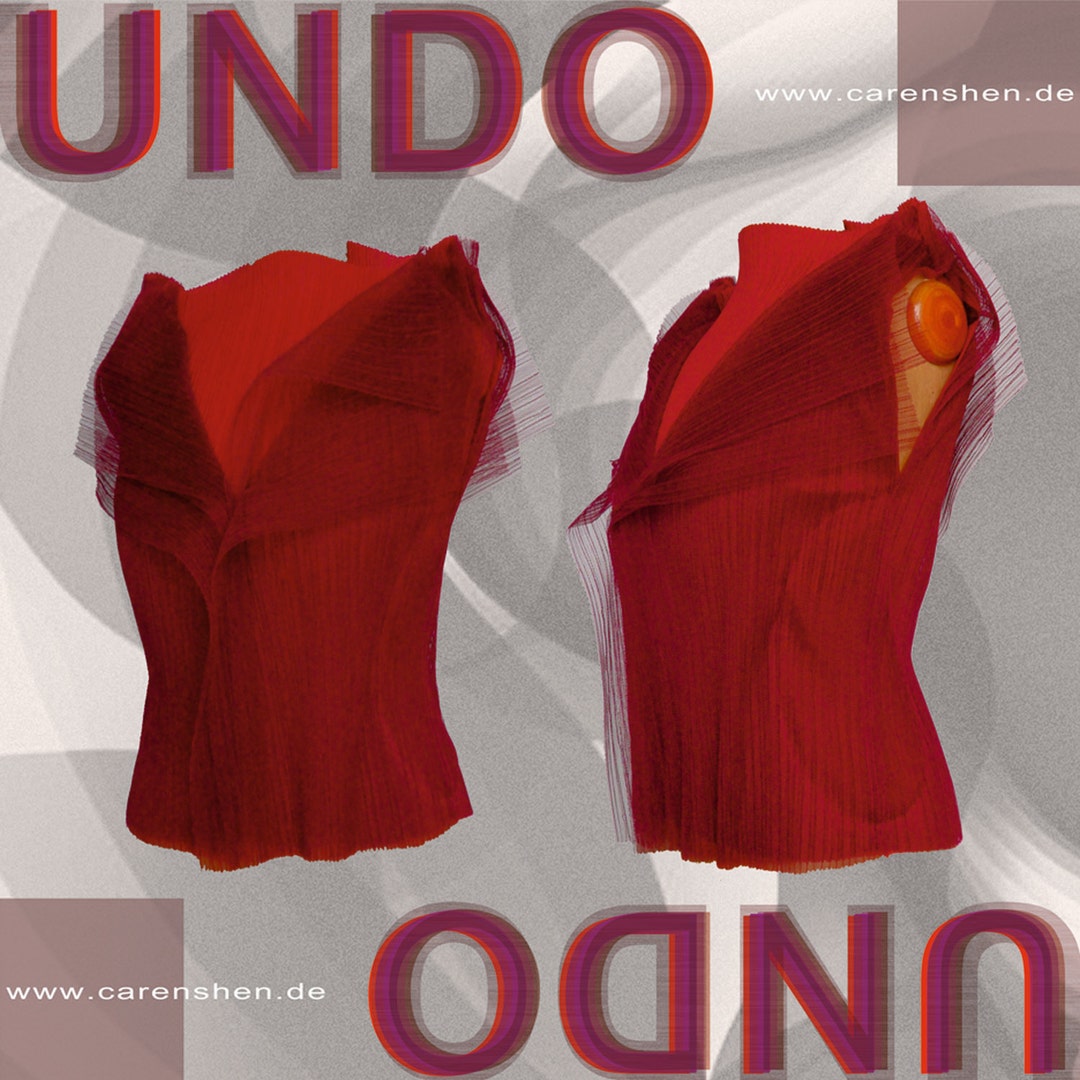 PLEATS - UNDO - Textile Body Adornment - Etsy