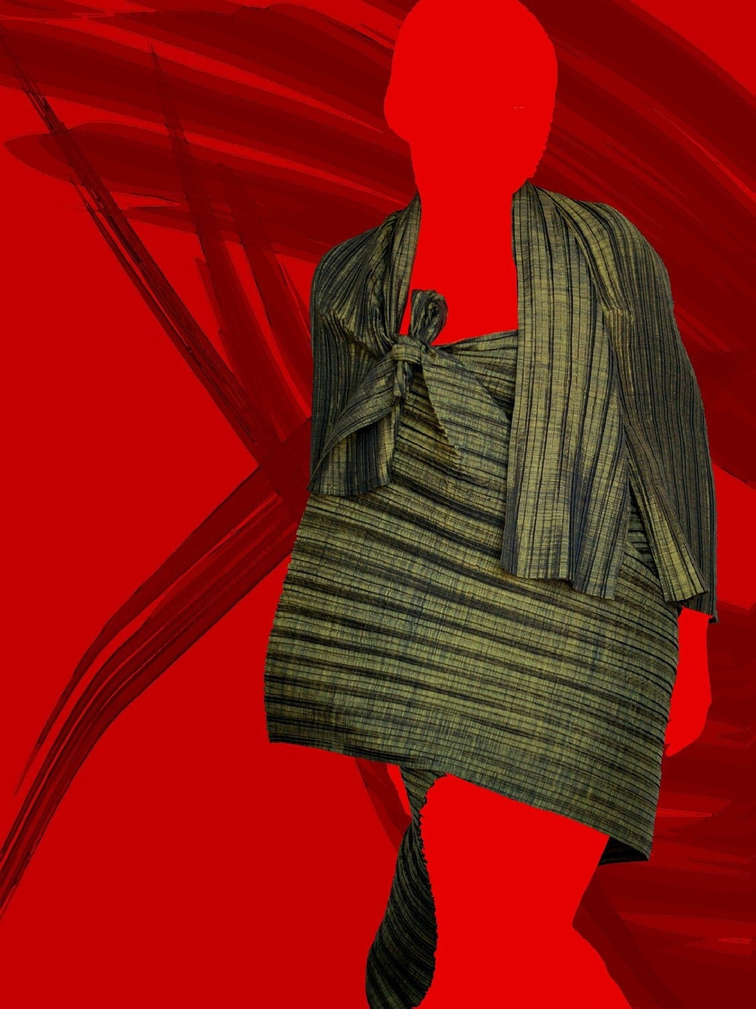 PLEATS - SAN - Textile Body Adornment - Etsy