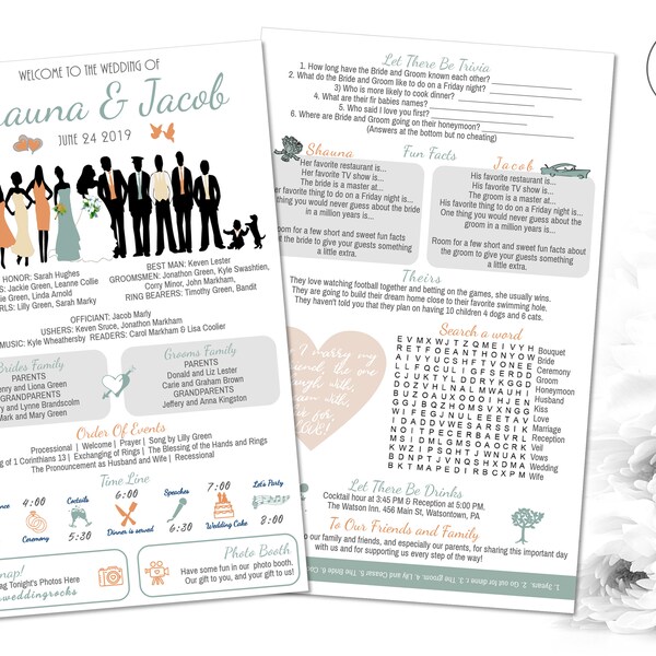 Wedding Infographic - Etsy