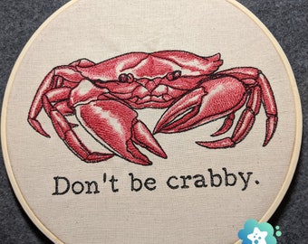 Don T Be Crabby - Etsy